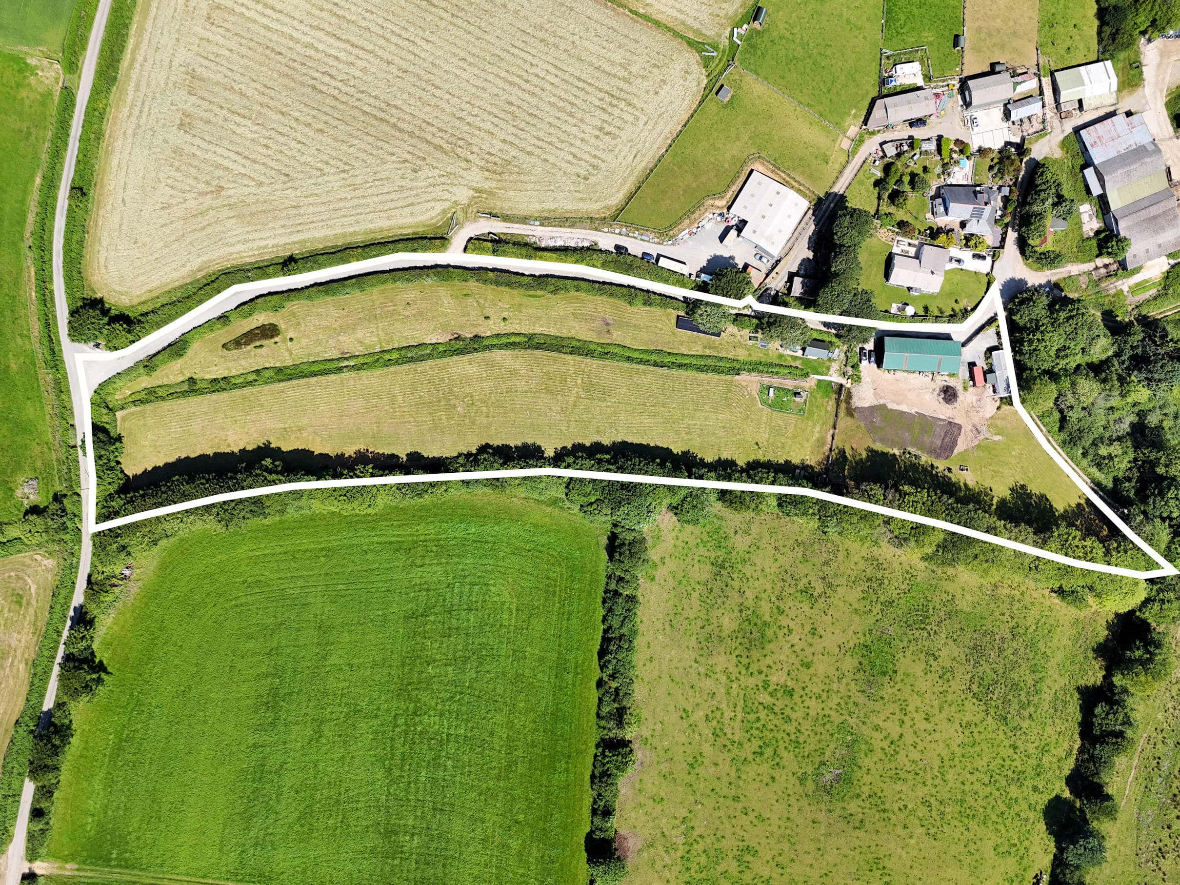 Bradworthy - Plot At Horton Farm Barn With C, 4 Acres - KLP