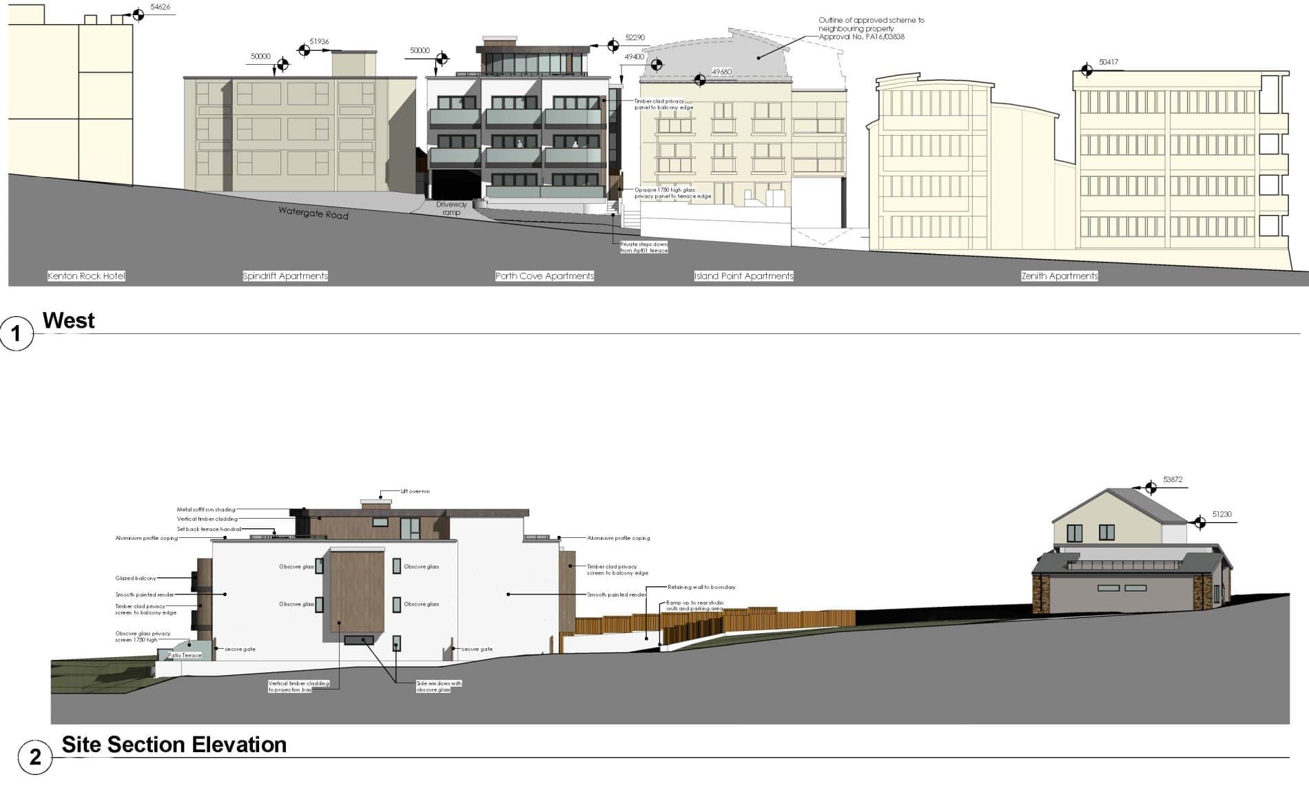 Newquay - Porth Cove Hotel, Watergate Road - KLP